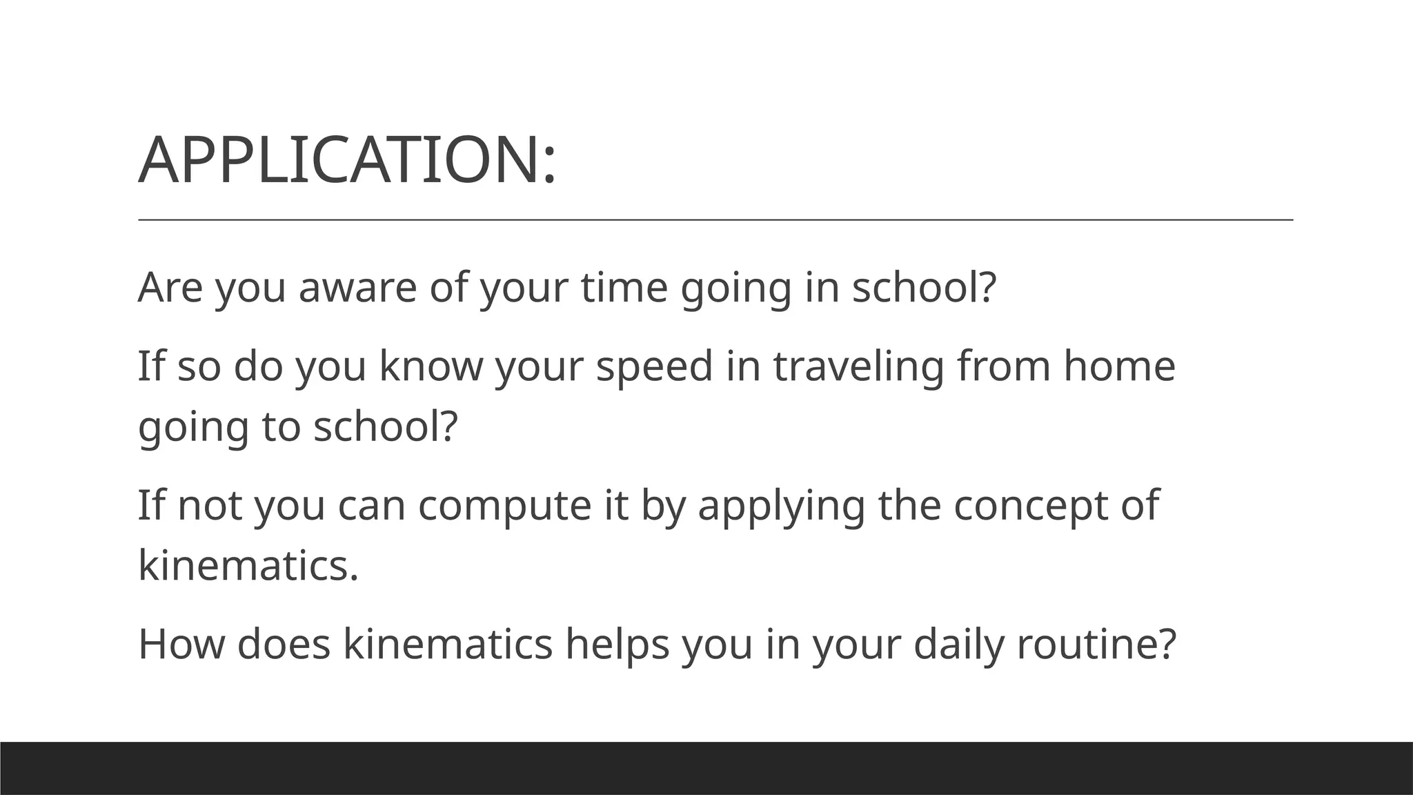 Physics 12 Kinematics Speed Distance Velocity Acceleration Pptx