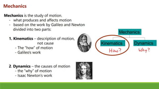 Kinematics Lesson in Physics for Engineers | PPT