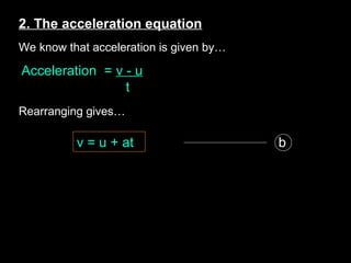 Kinematics -Understand the Equations of motion.ppt