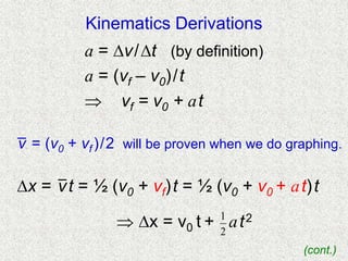 kinematics-graphing.ppt