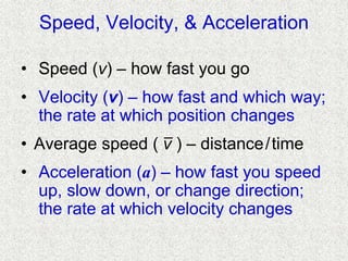 kinematics-graphing.ppt | Physics | Science