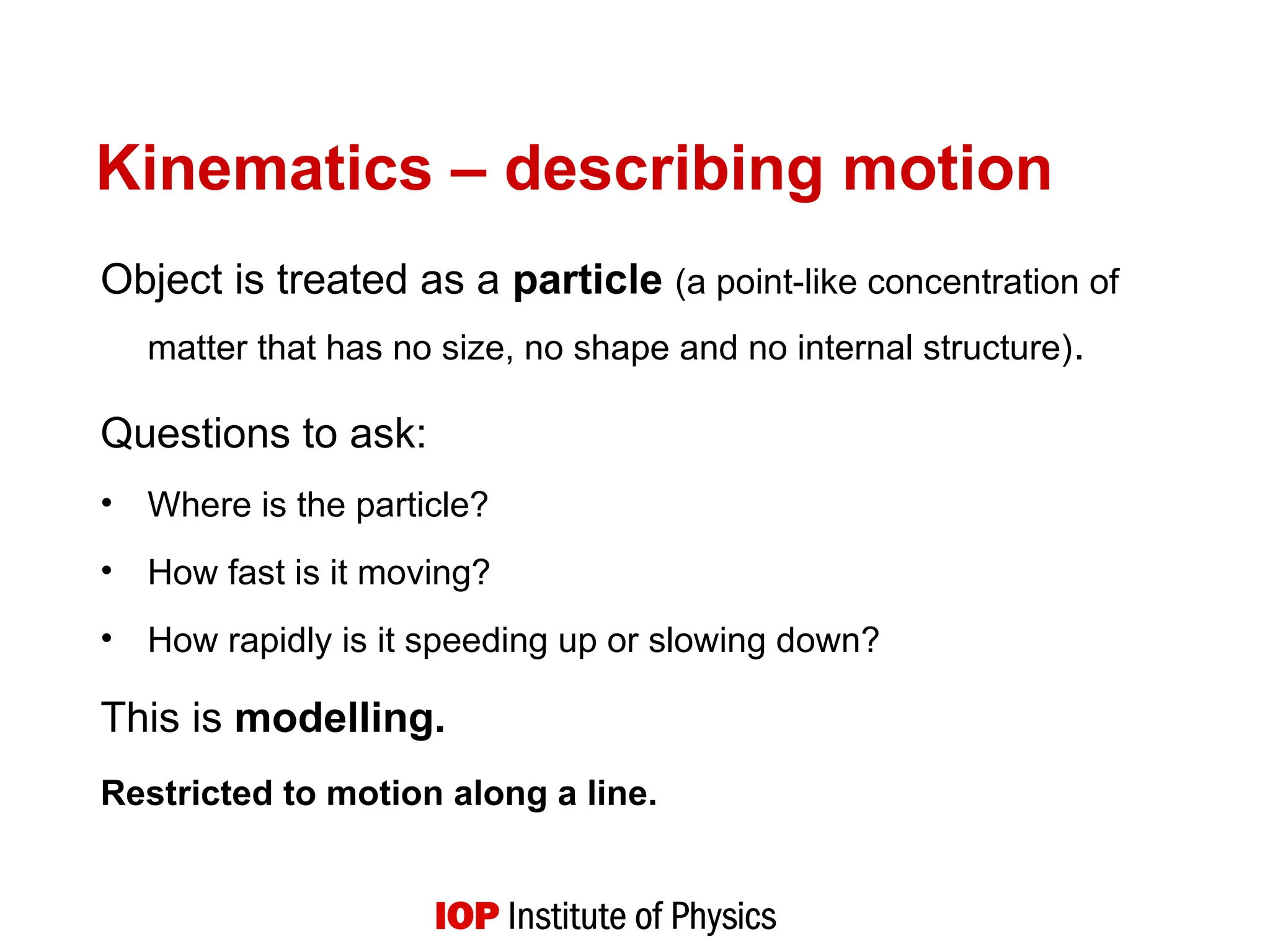 Kinematics-linear-motion equation and derivation | PPT