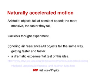 Kinematics-linear-motion notes slide show.ppt