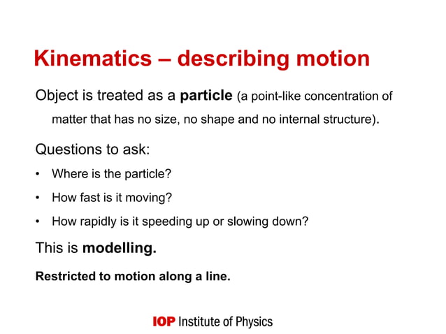 Kinematics-linear-motion notes slide show.ppt