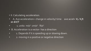 Kinematic Quantities and Position Along a Straight Line | PPT | Physics ...