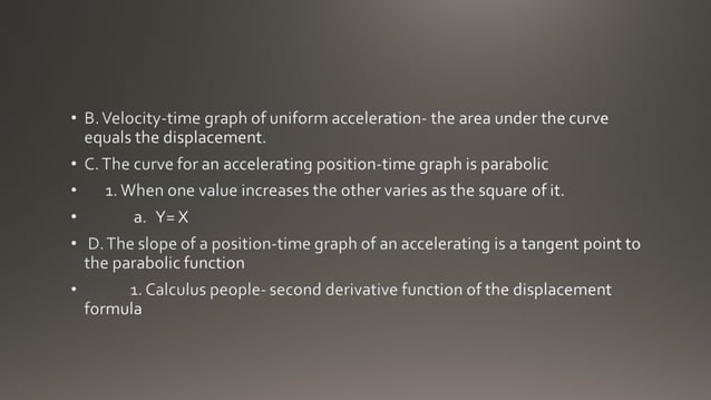 Kinematic Quantities and Position Along a Straight Line | PPT | Physics ...