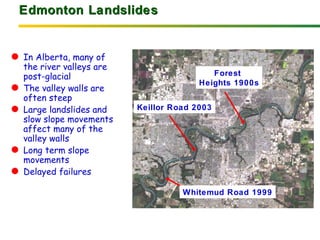 Mechanisms and kinematics of three translational slides along the North ...