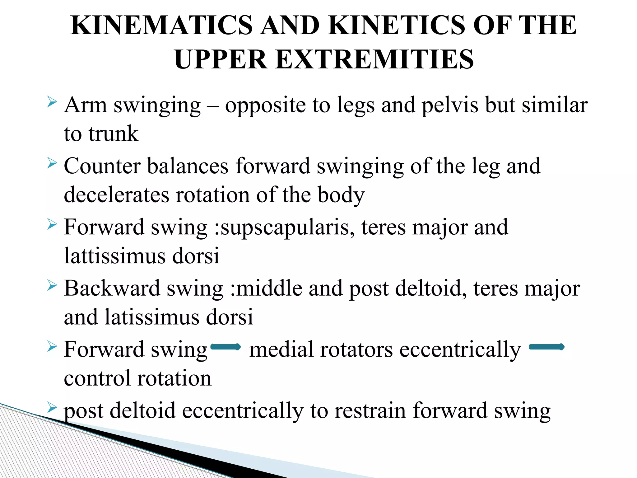 Kinematics and kinetics of gait | PDF