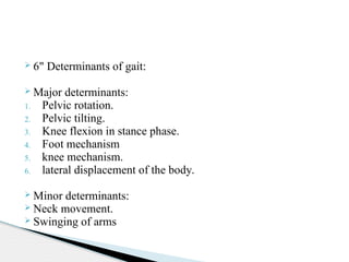 Kinematics and kinetics of gait | PDF