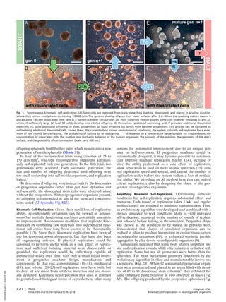 Kinematic self-replication in reconfigurable organisms | PDF | Genetics ...