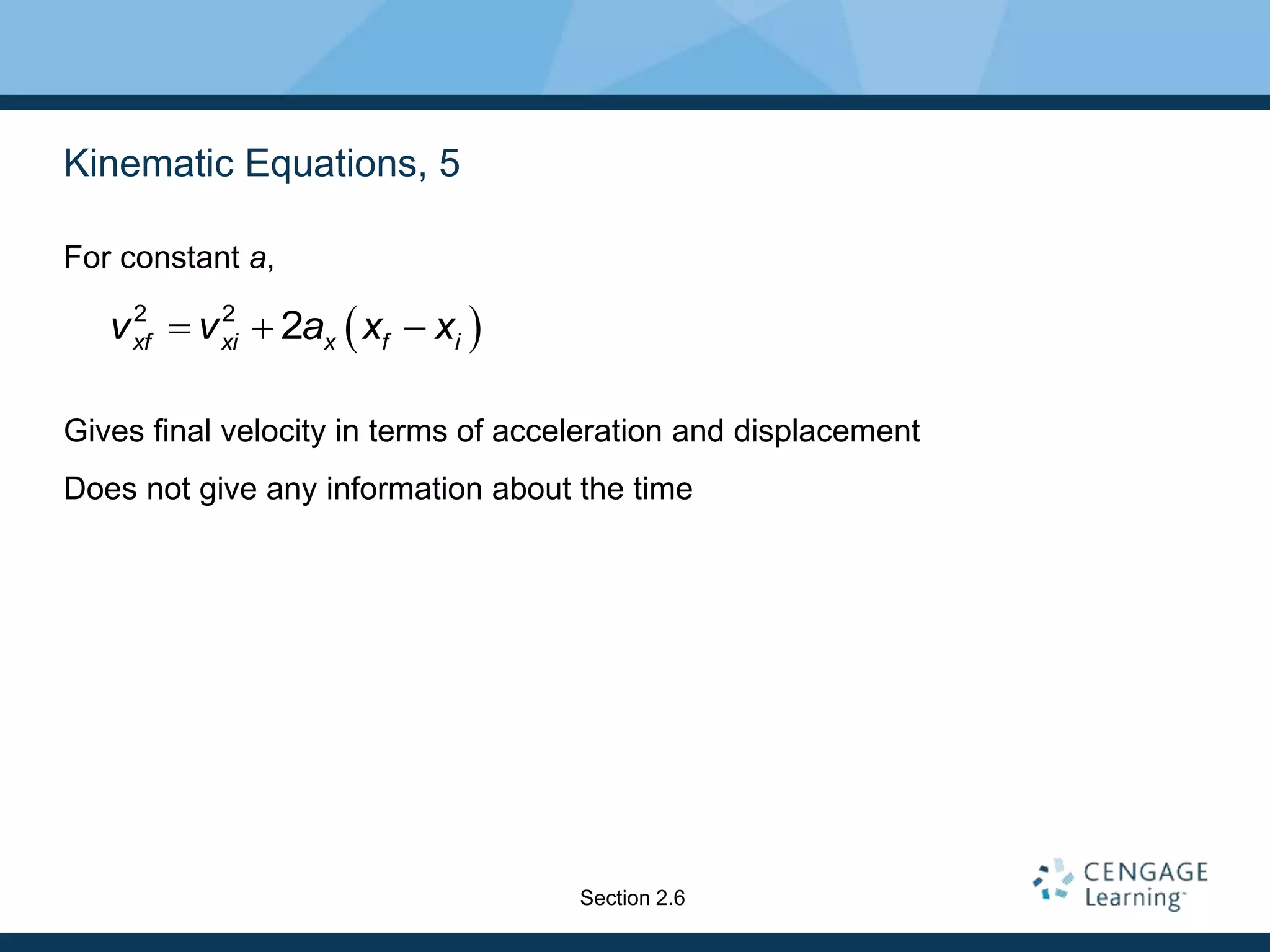 Kinematics in One-dimension.ppt