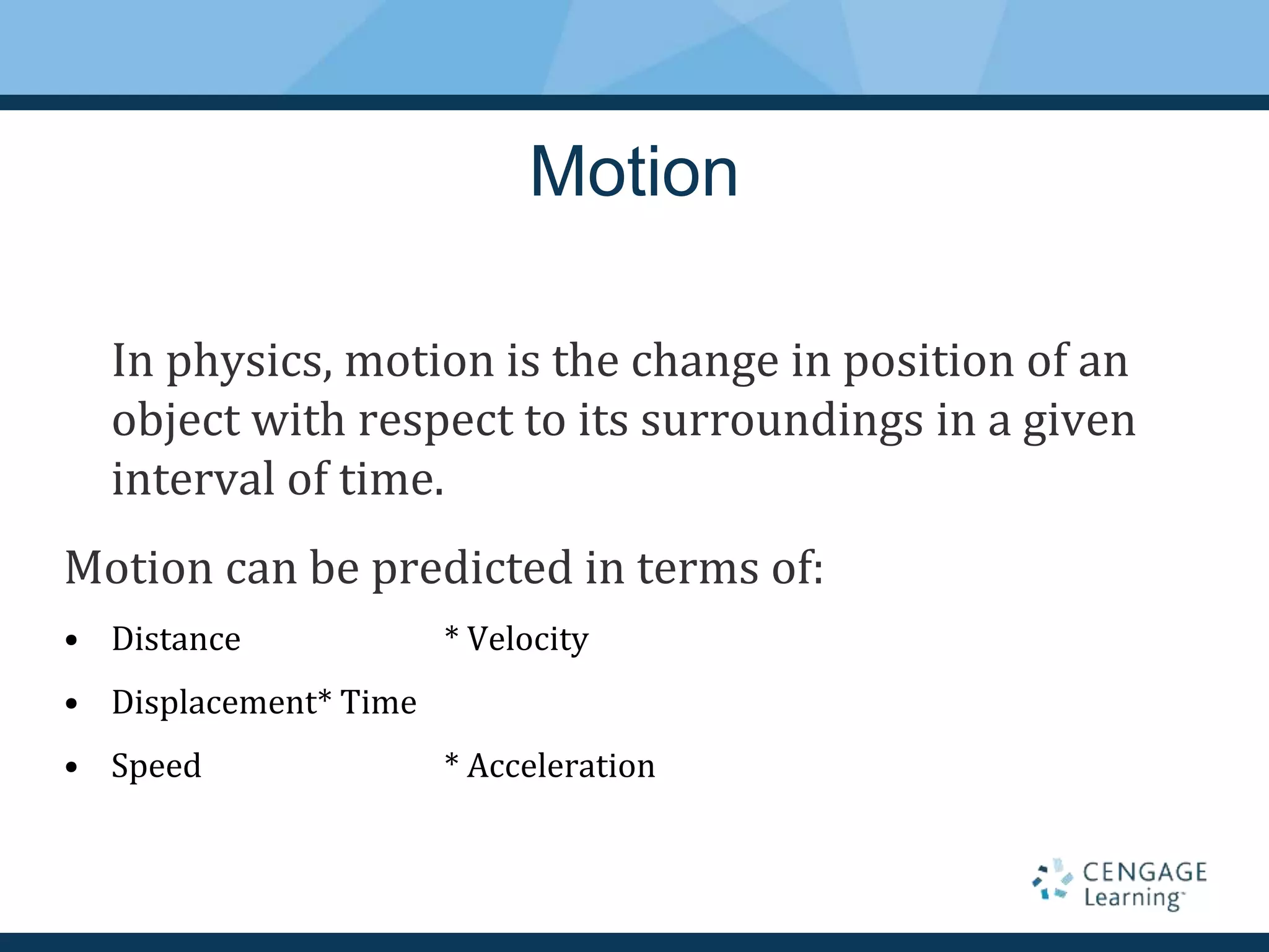 Kinematics in One-dimension.ppt