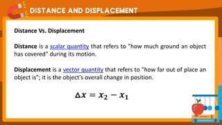 Kinematics: Motion along a straight line | PPTX