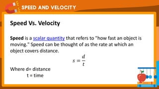 Kinematics: Motion along a straight line | PPTX