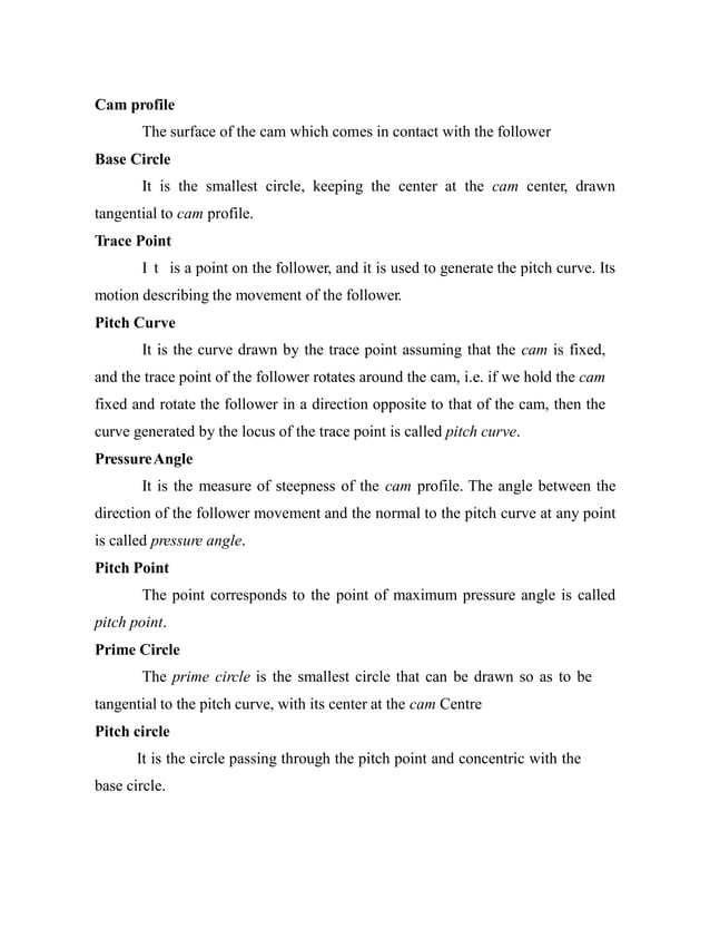 Kinematics of cam mechanisms | PDF | Cameras and Camcorders | Consumer ...