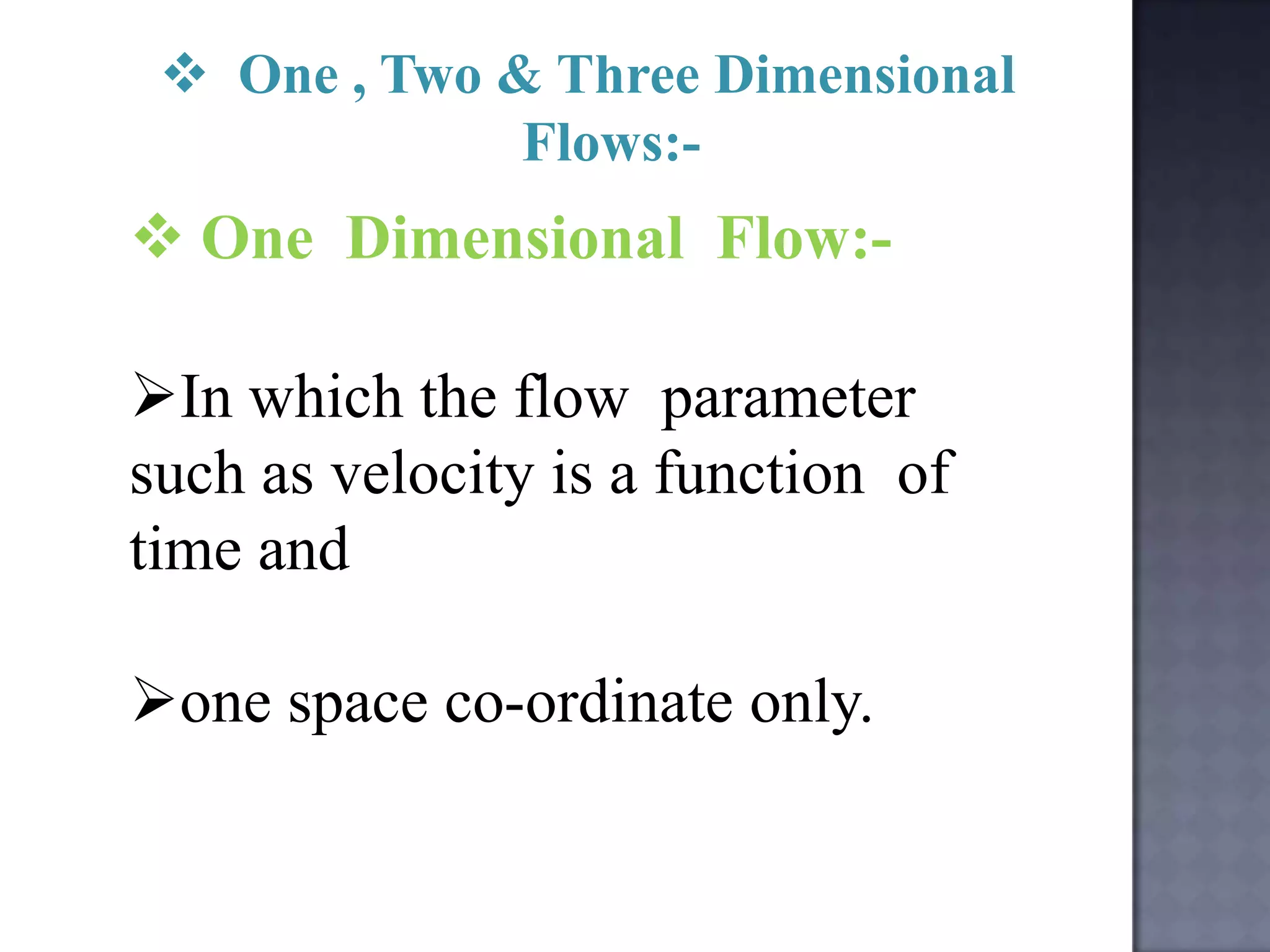 Kinematics of fluid flow & it’s application. | PPTX