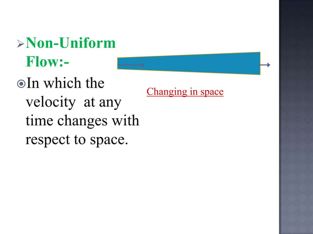 Kinematics of fluid flow & it’s application. | PPTX
