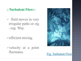 Kinematics of fluid flow & it’s application. | PPTX