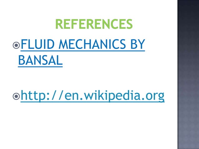 Kinematics of fluid flow & it’s application. | PPTX