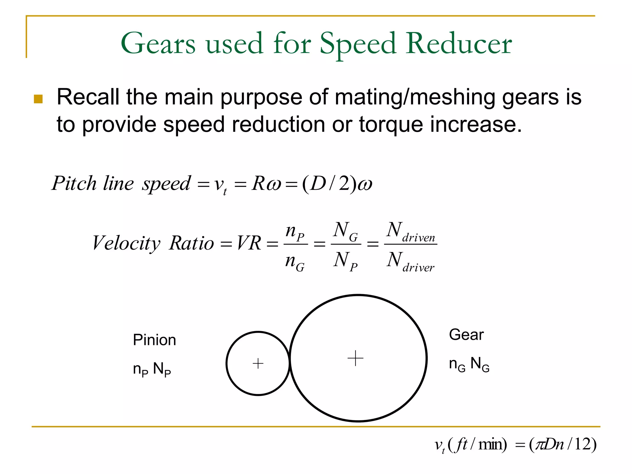 Kinematics of Gears.ppt