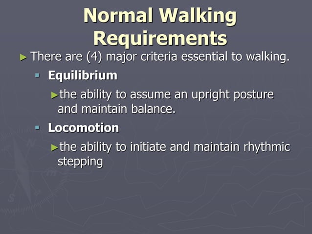 KINEMATICS OF LOCOMOTION.PPT | Foot Health | Diseases and Conditions