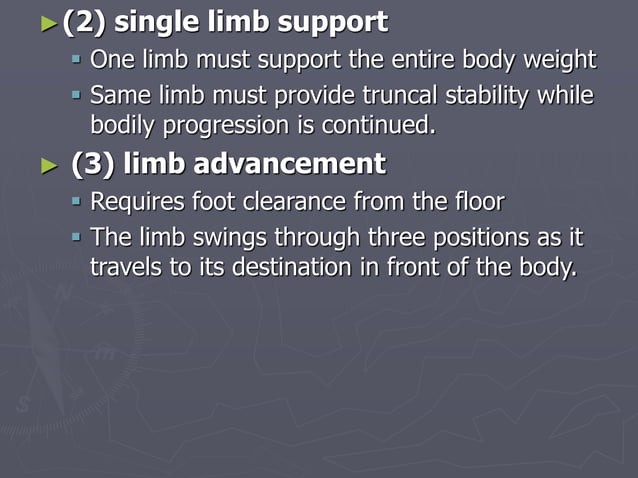 KINEMATICS OF LOCOMOTION.PPT | Foot Health | Diseases and Conditions