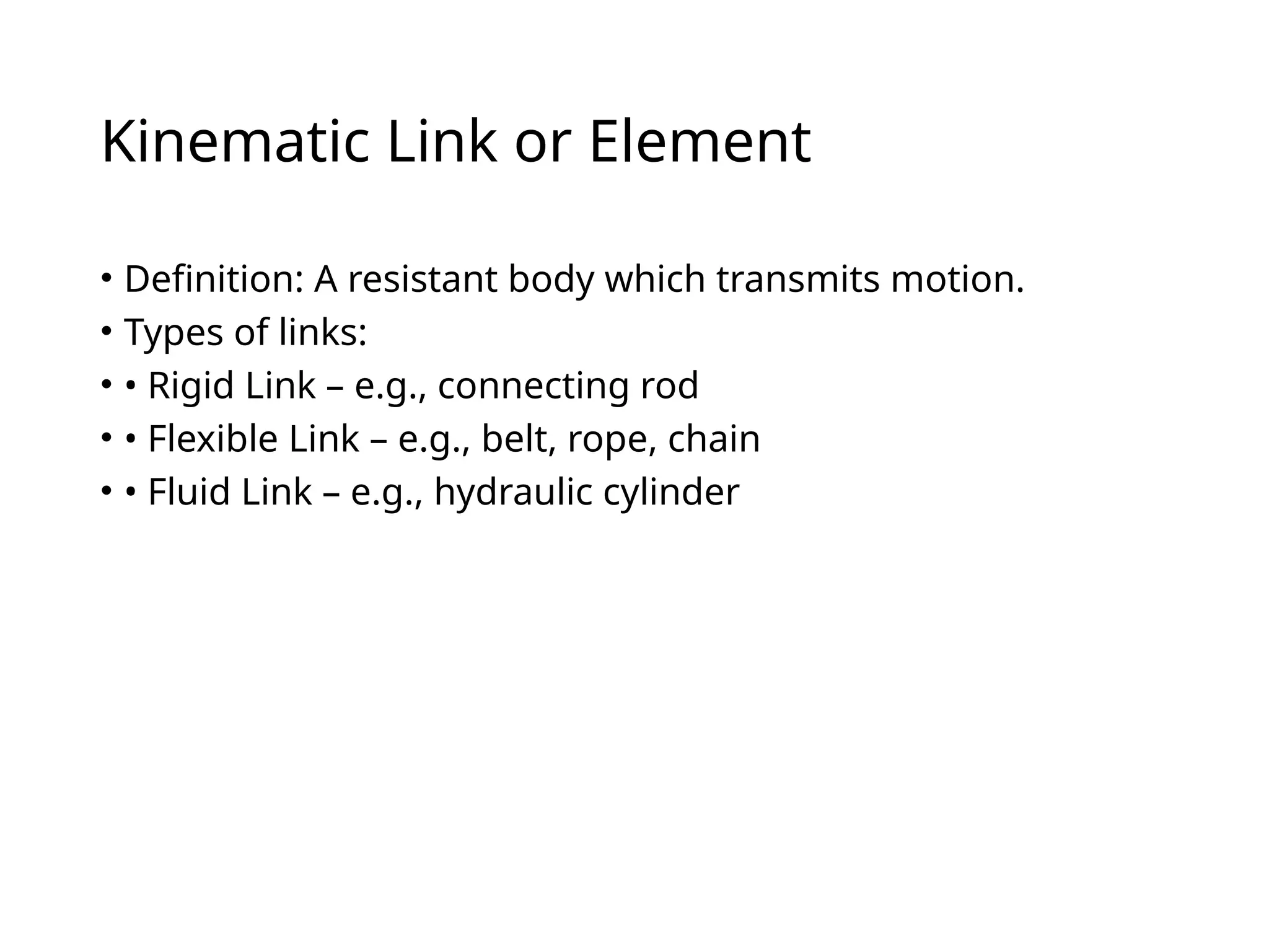 Kinematics of Machines.pptx concept of mechanical engineering | PPTX