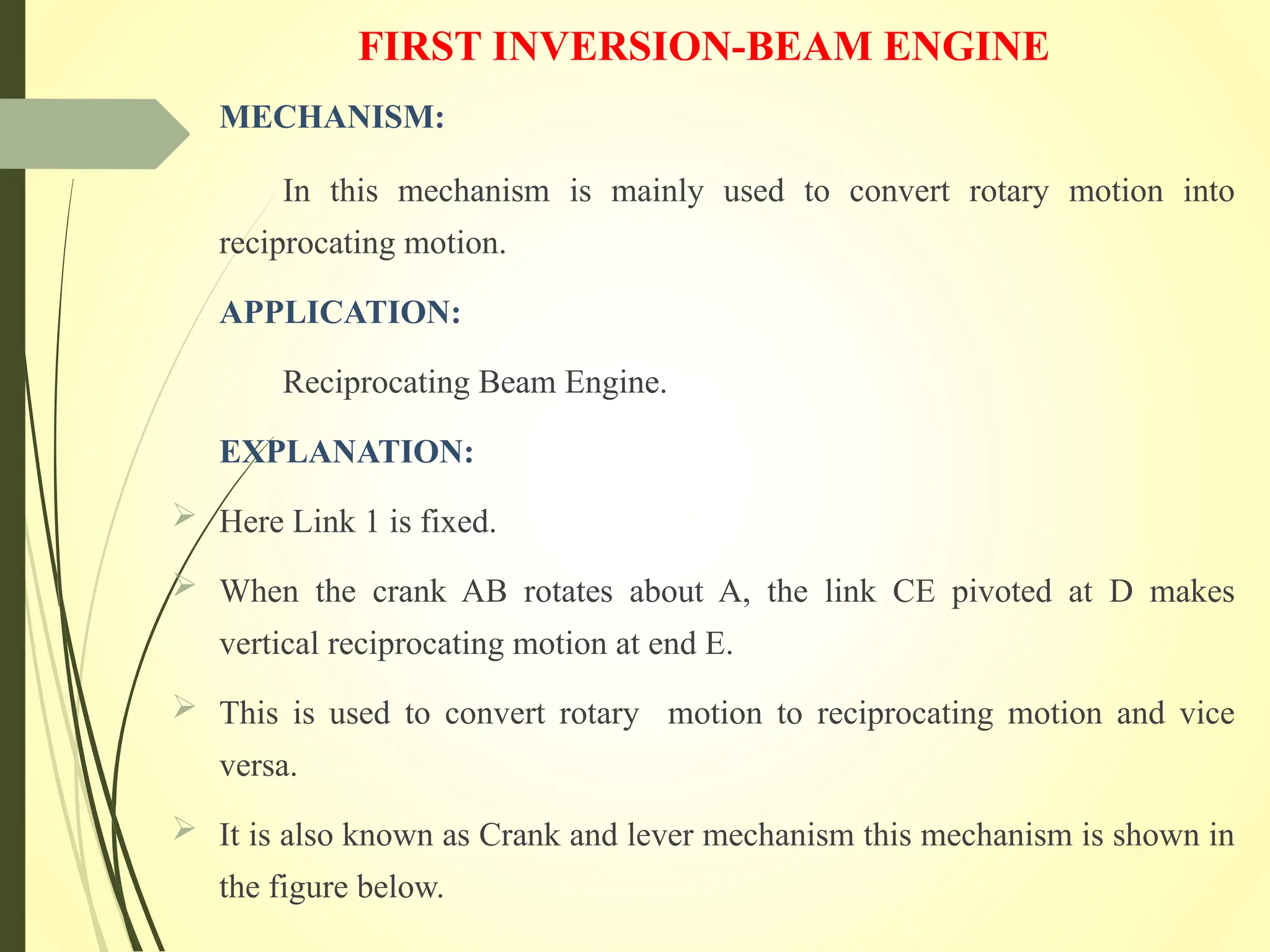 KINEMATICS OF MACHINES-BASICS OF MECHANISMS.ppt.ppt