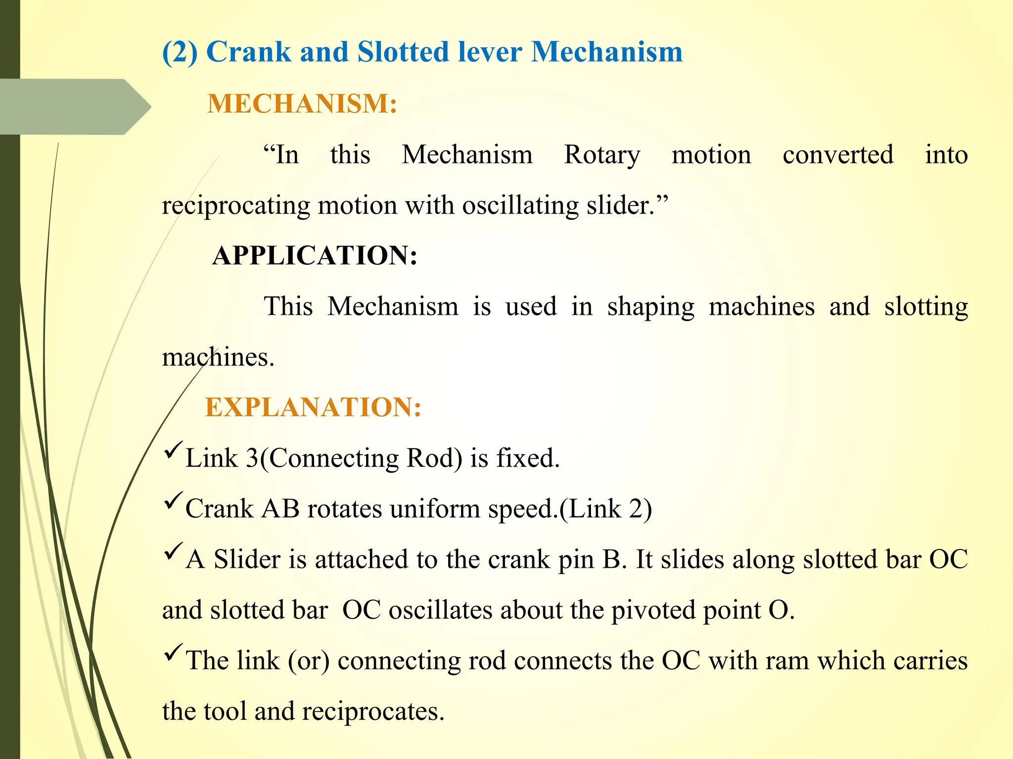 KINEMATICS OF MACHINES-BASICS OF MECHANISMS.ppt.ppt