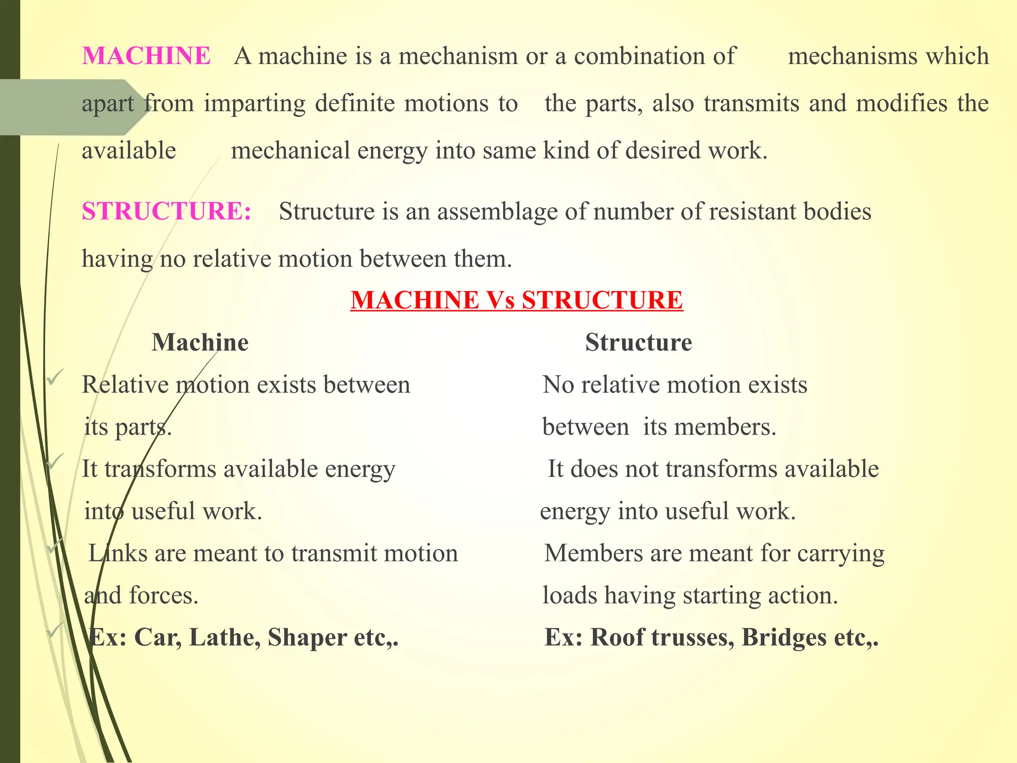KINEMATICS OF MACHINES-BASICS OF MECHANISMS.ppt.ppt