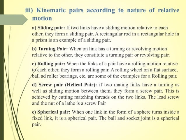 KINEMATICS OF MACHINES-BASICS OF MECHANISMS.ppt.ppt