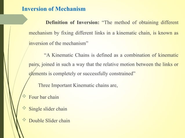 KINEMATICS OF MACHINES-BASICS OF MECHANISMS.ppt.ppt