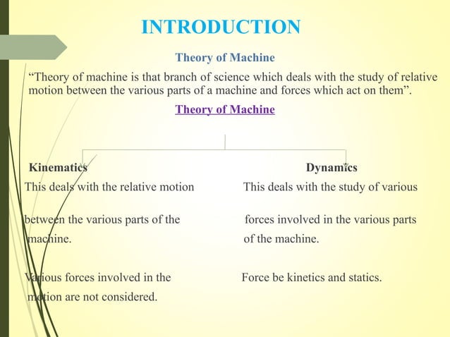 KINEMATICS OF MACHINES-BASICS OF MECHANISMS.ppt.ppt
