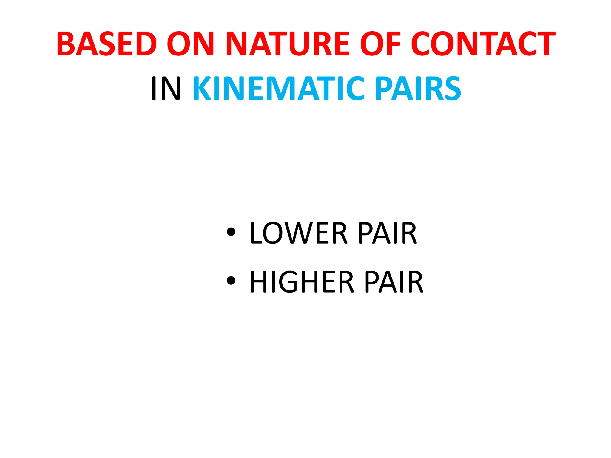 KINEMATICS OF MACHINES-UNIT-I-BASIC CONCEPTS & INTRODUCTION | PPT
