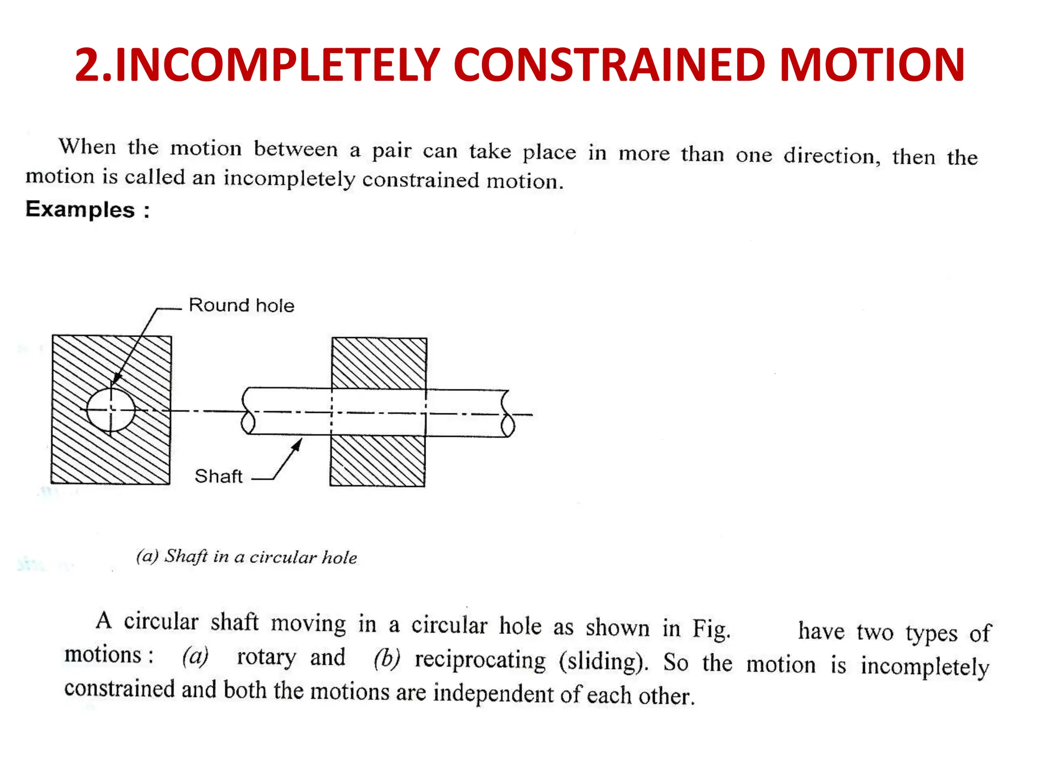 KINEMATICS OF MACHINES-UNIT-I-BASIC CONCEPTS & INTRODUCTION | PPT