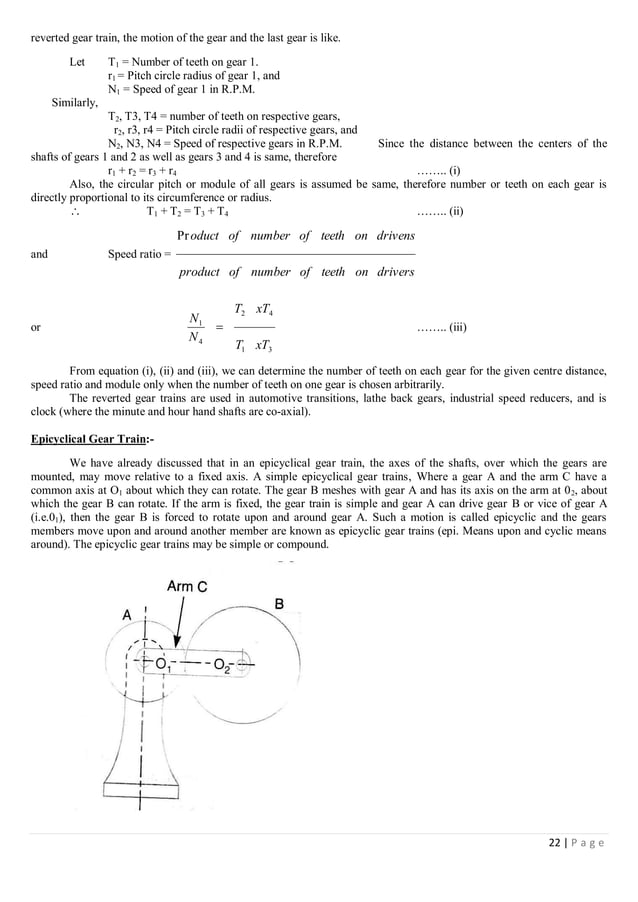 Kinematics of Machine study material | PDF