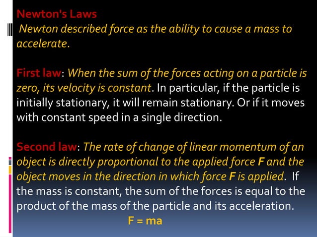 Kinematics of particles | PPTX | Physics | Science