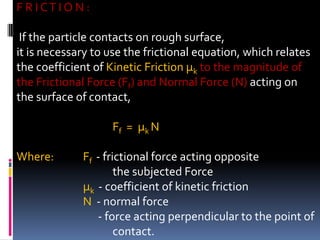 Kinematics of particles | PPTX