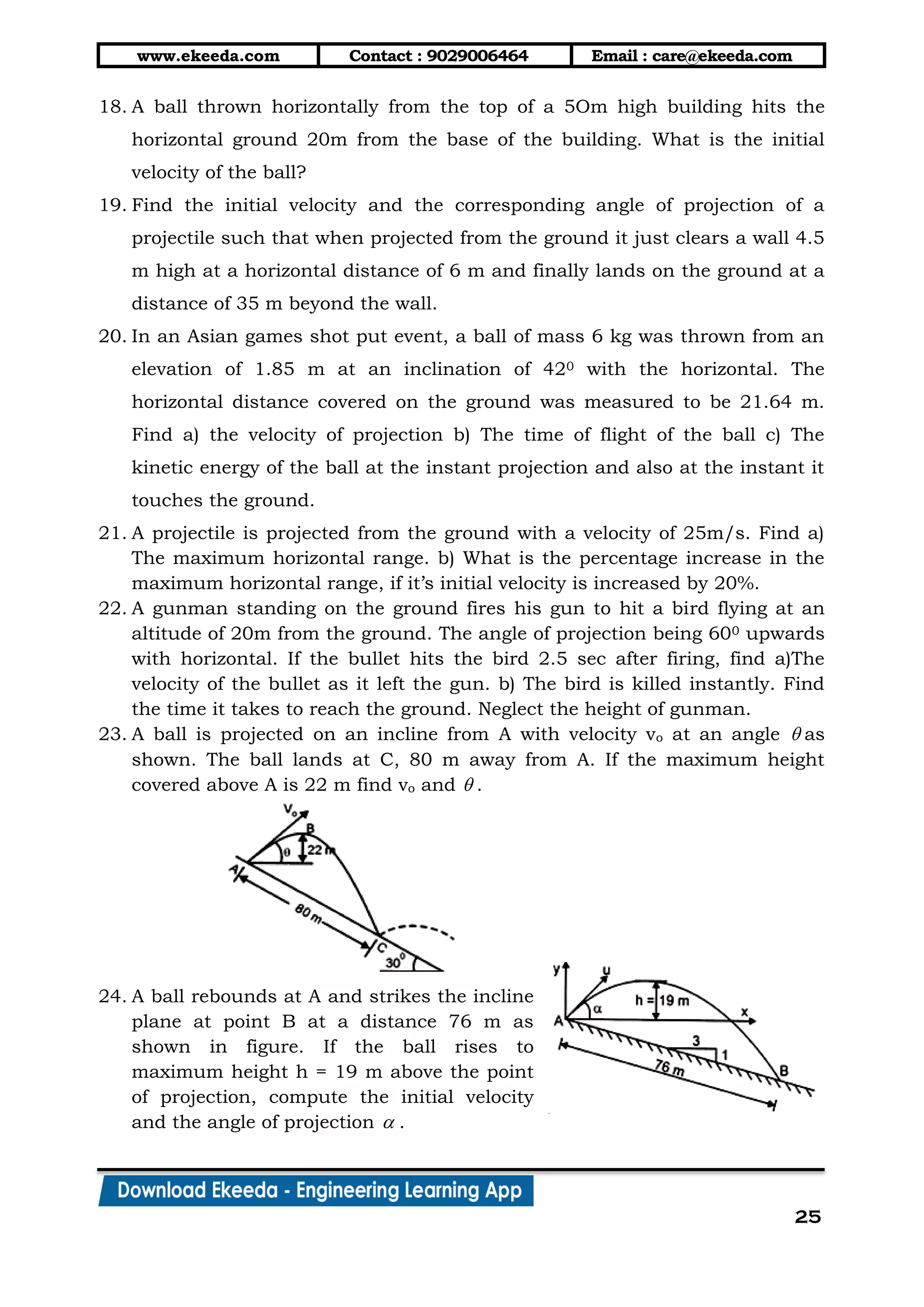 Kinematics of particles | PDF