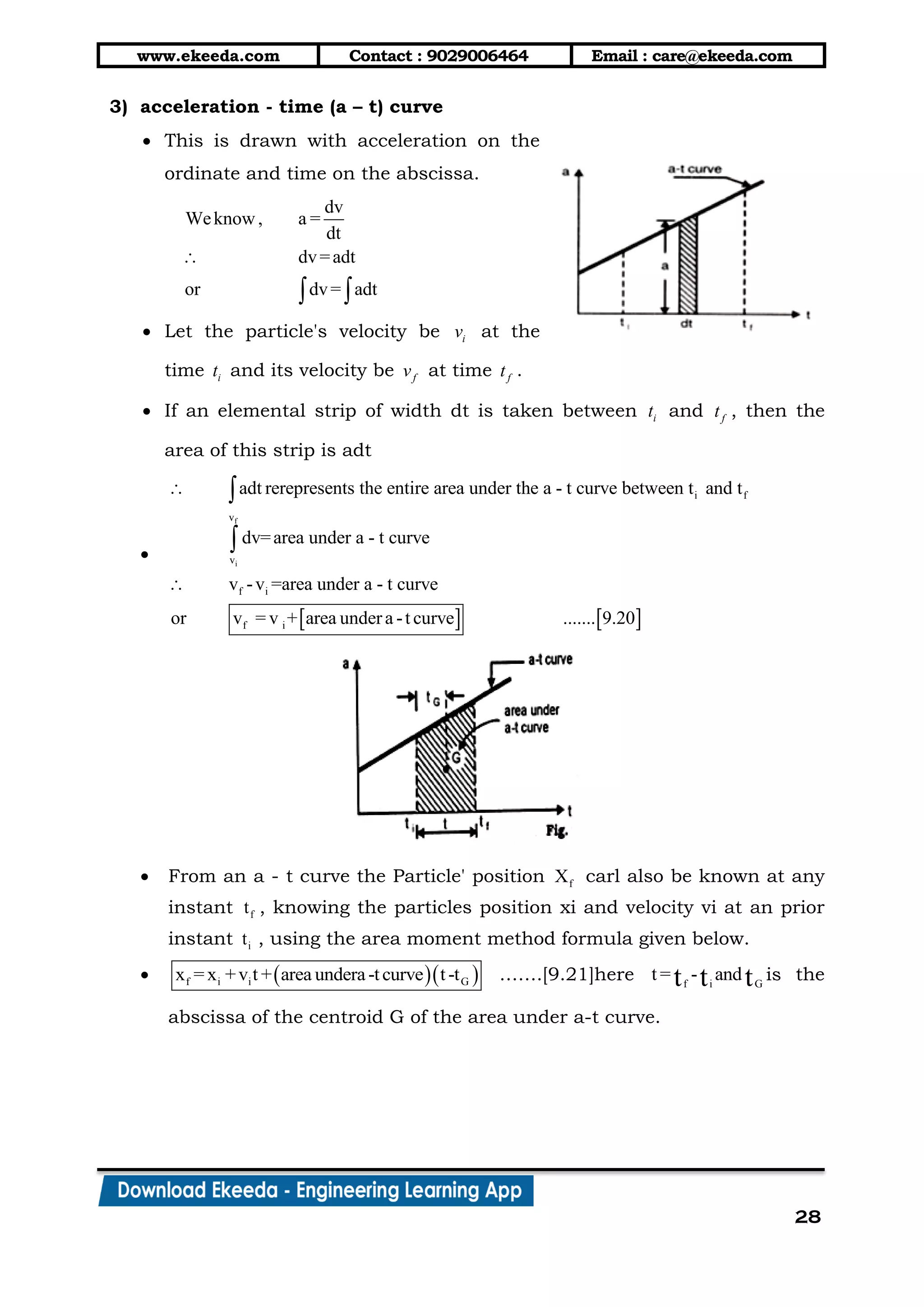 Kinematics of particles | PDF