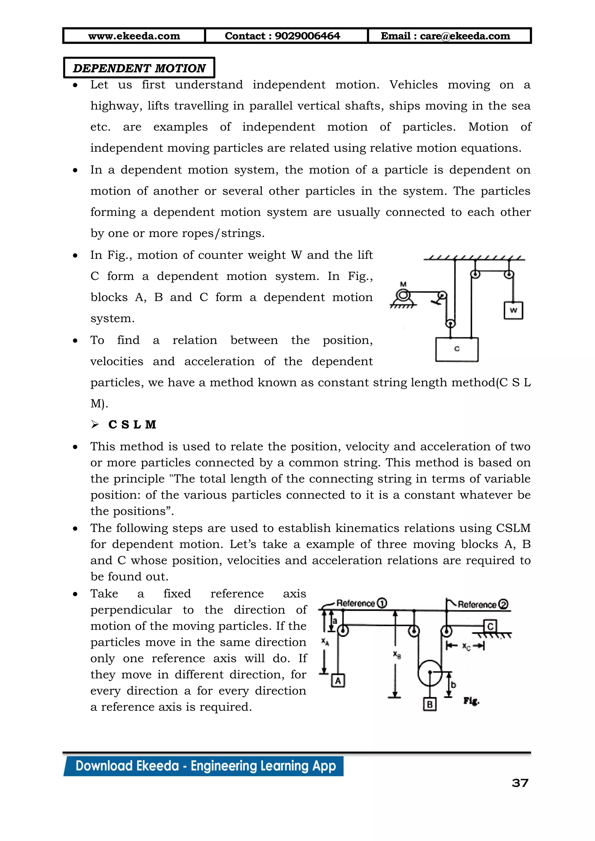 Kinematics of particles | PDF