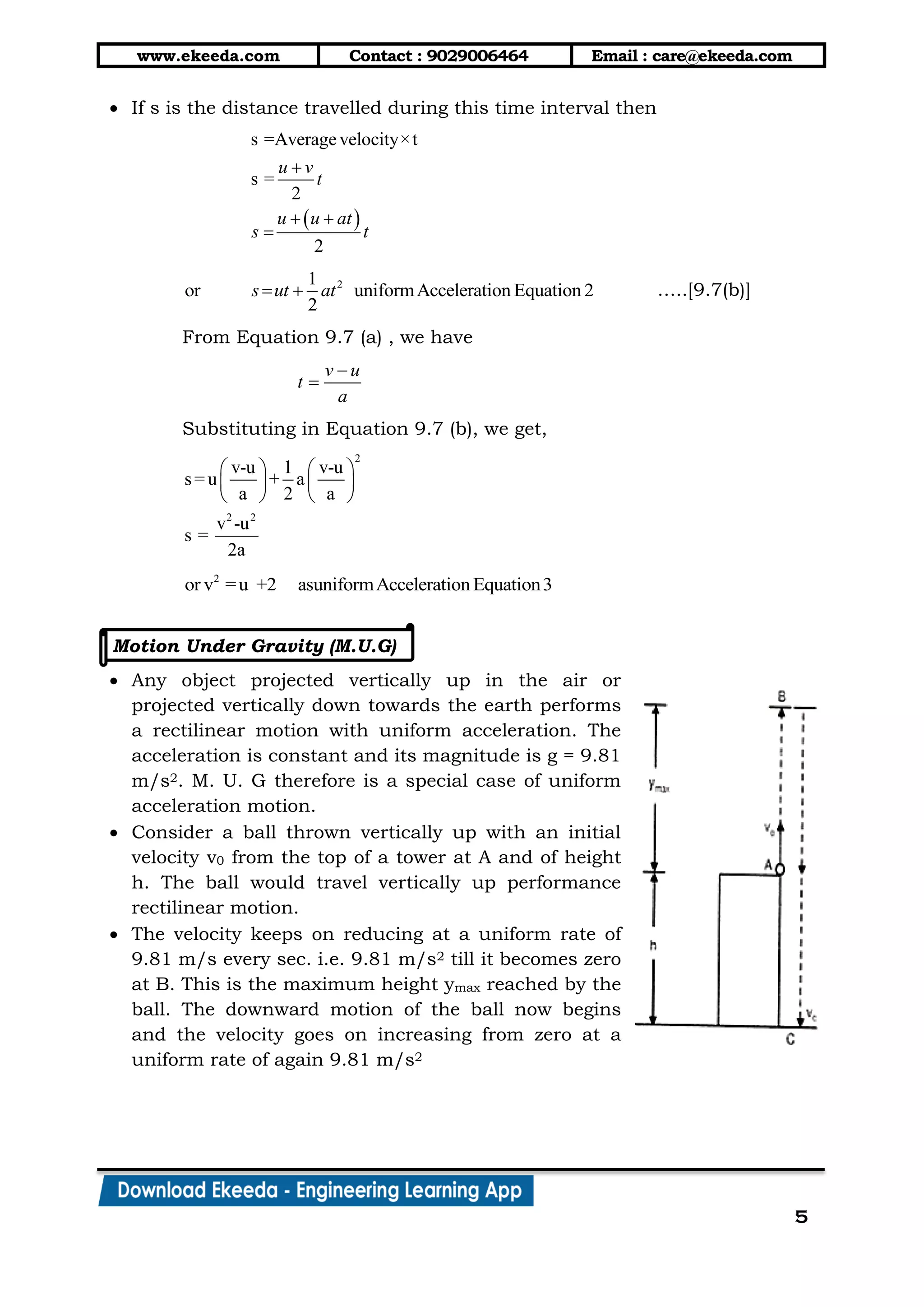 Kinematics of particles | PDF