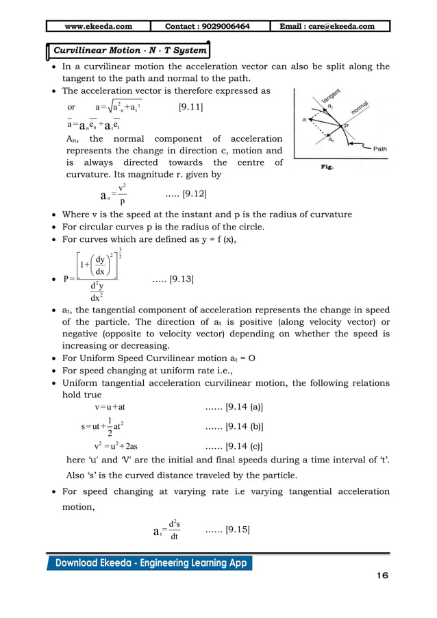 Kinematics of particles | PDF
