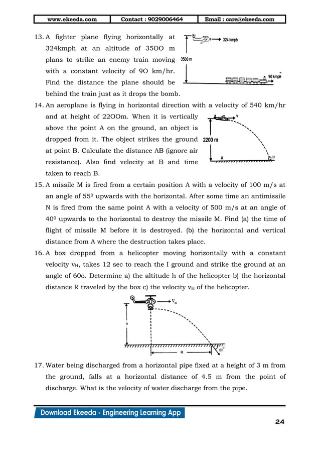 Kinematics of particles | PDF