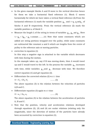 Kinematics of particles | PDF