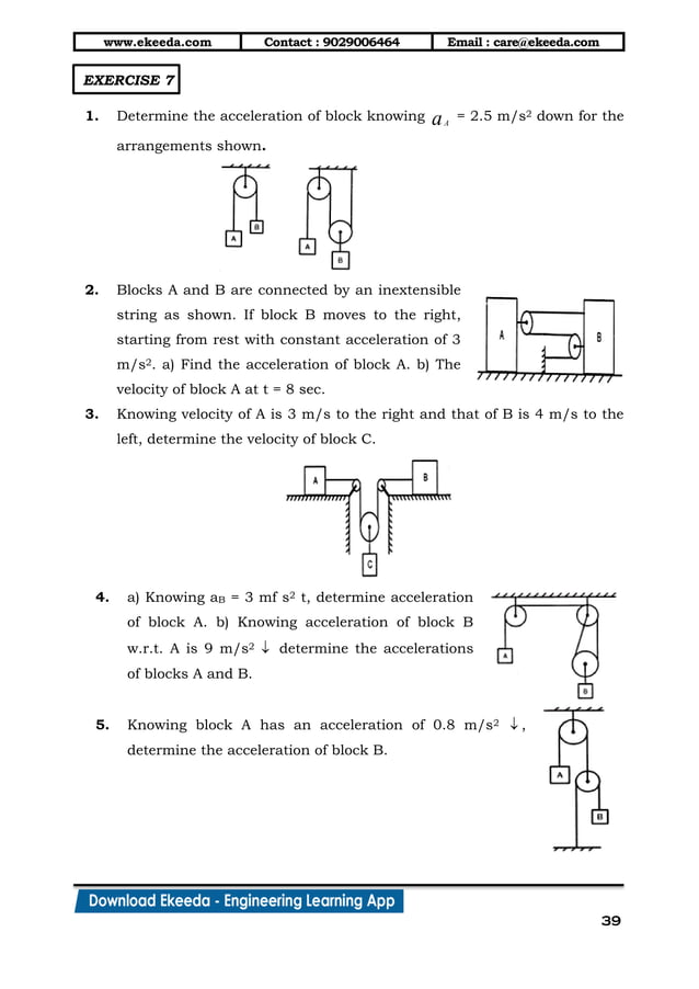 Kinematics of particles | PDF