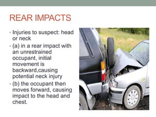 KINEMATICS OF TRAUMA IN ROAD TRAFFIC ACCIDENTS | PPTX
