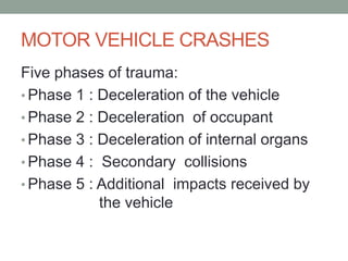 KINEMATICS OF TRAUMA IN ROAD TRAFFIC ACCIDENTS | PPTX