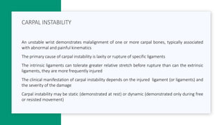Kinematics of wrist | PPTX