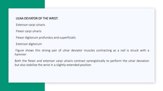 Kinematics of wrist | PPTX